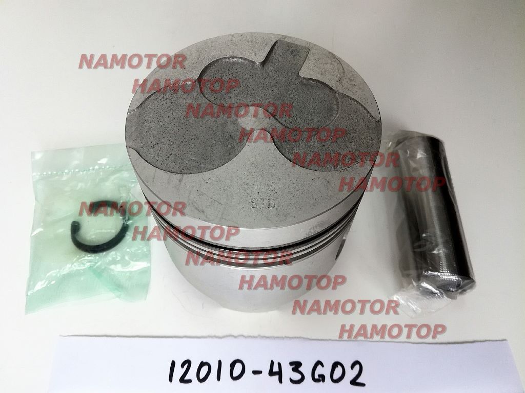 Поршень двс NISSAN TD27. TD42 шт STD 12010-43G02, 12010-43G12, 12010 ...