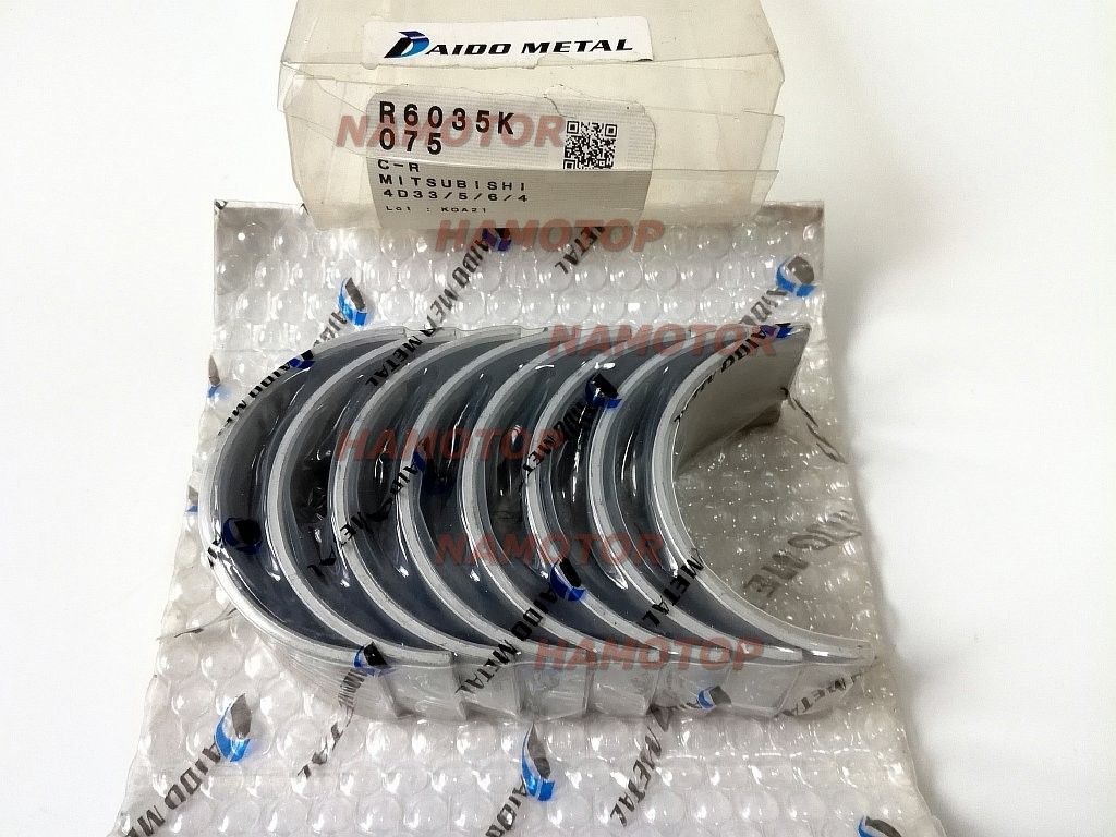 Вкладыш шатунный MMC 4D33 MMC 4M51 MMC 4D35 MMC 4D36 R6035K-075 ...