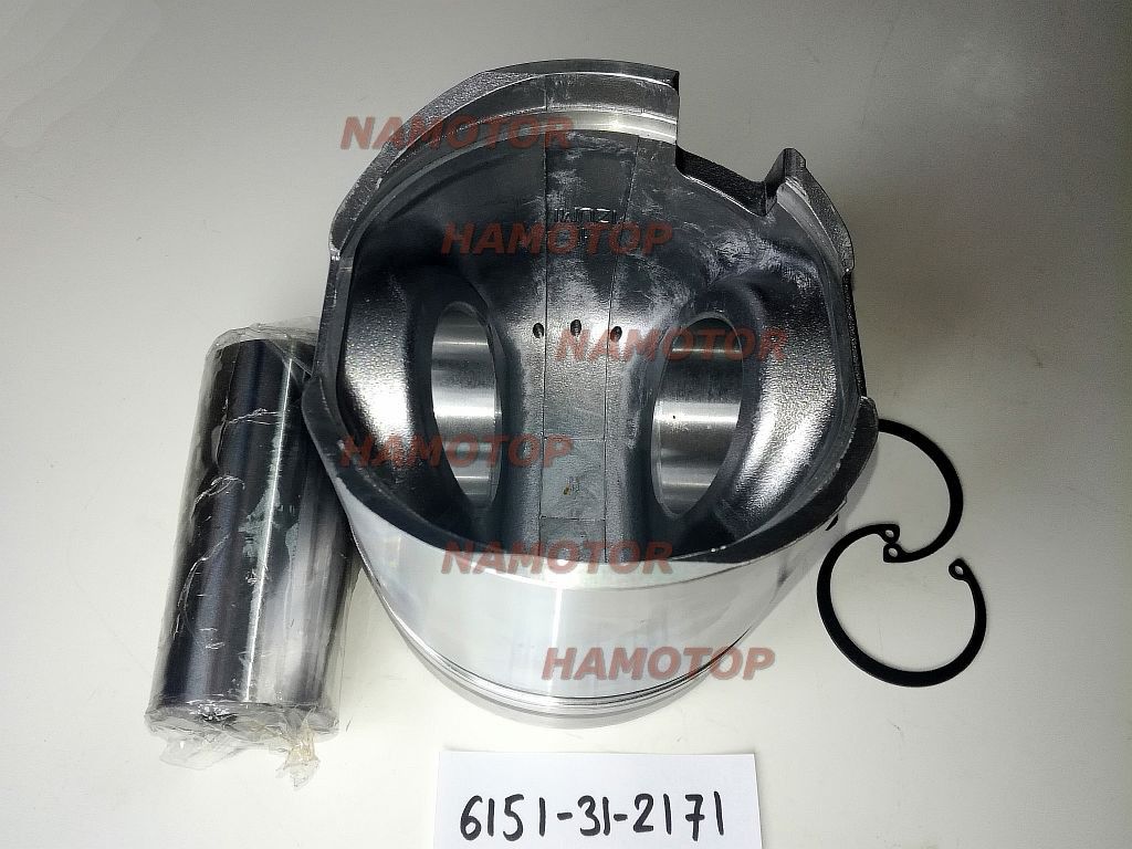 Поршень ДВС KOMATSU S6D125-1. 6151-31-2171/ 6151-31-2150. (D =75мм ...