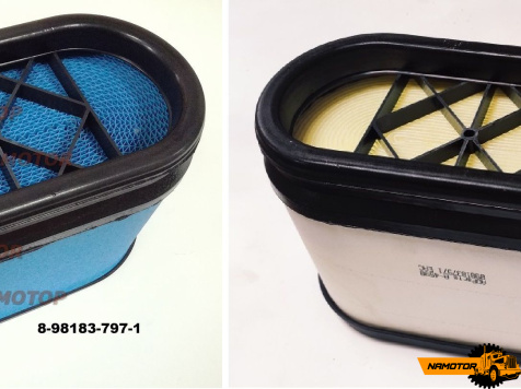 Фильтр воздушный ISUZU ELF 4JJ1-T, 8981837971, 8-98183-797-1 8981837970 ...